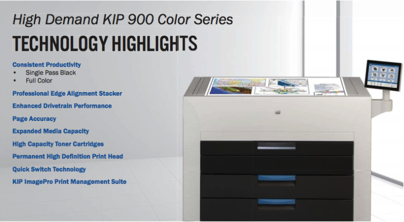 KIP 900 Series - Repros Inc.